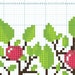Apple-tree Cross Stitch Pattern PDF, Red Apples Embroidery Picture - Etsy