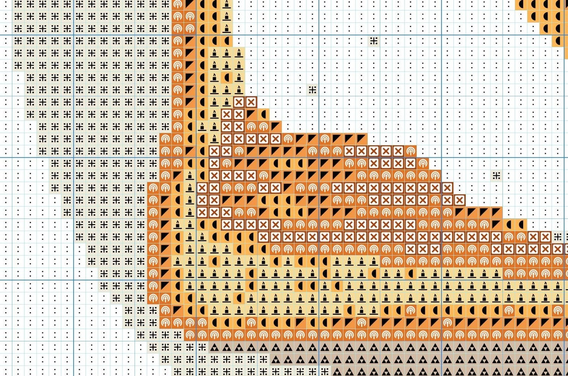 Food Cross Stitch Pattern Kitchen Cross Stitch Sandwich With | Etsy