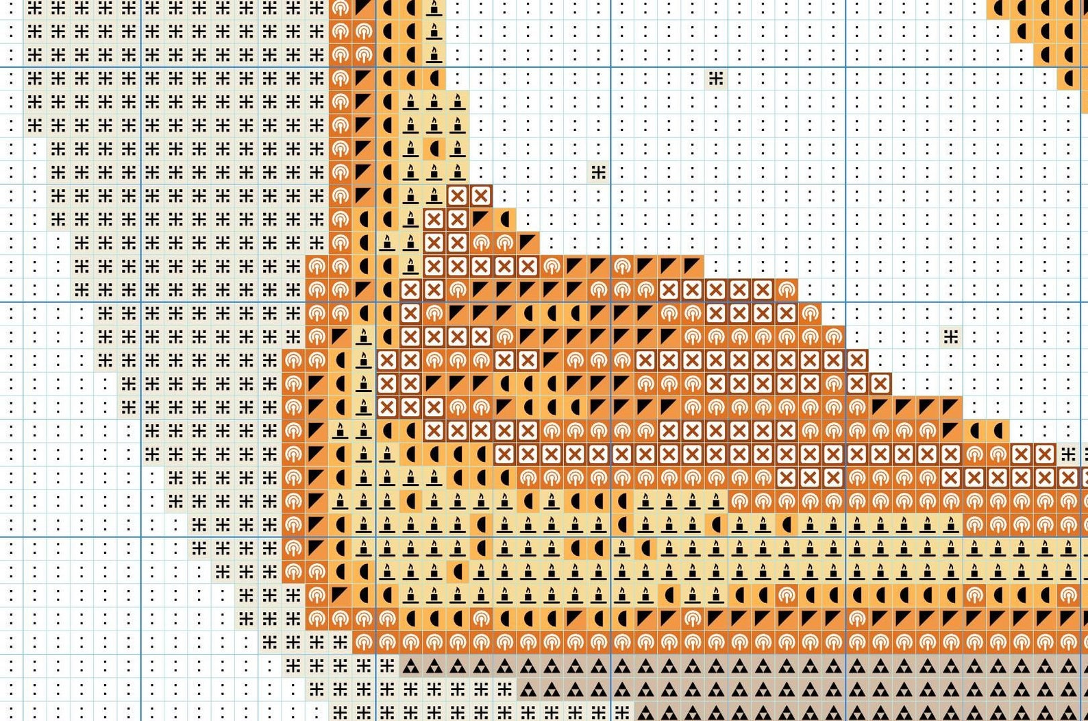 Food Cross Stitch Pattern Kitchen Cross Stitch Sandwich With | Etsy