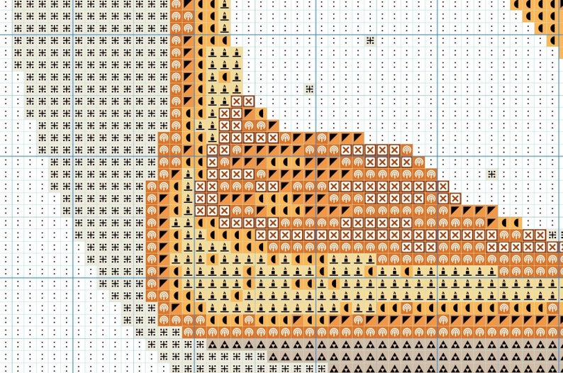 Food Cross Stitch Pattern Kitchen Cross Stitch Sandwich With | Etsy