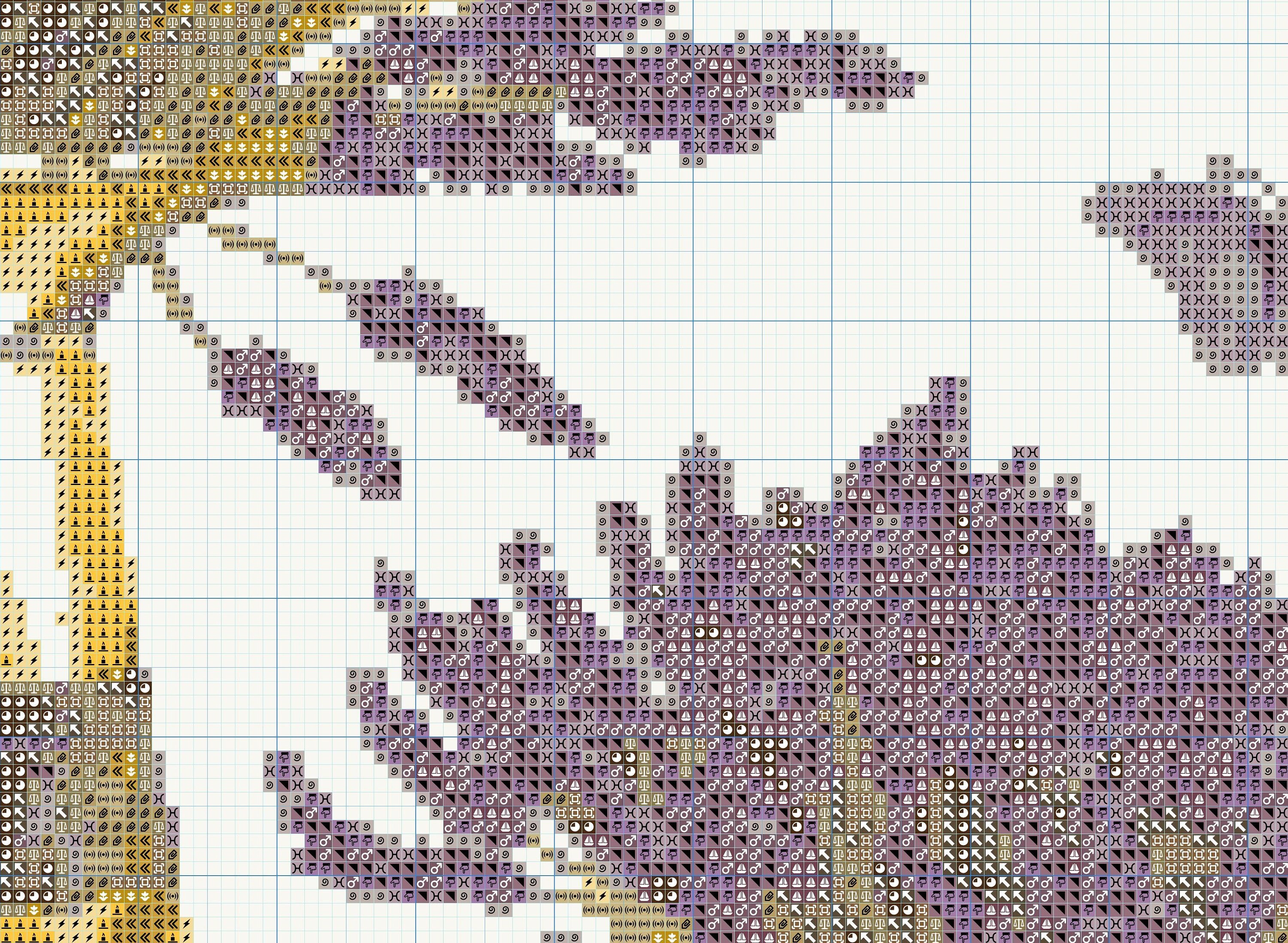 Lavender Bouquet Cross Stitch Pattern for Provence Embroidery | Etsy
