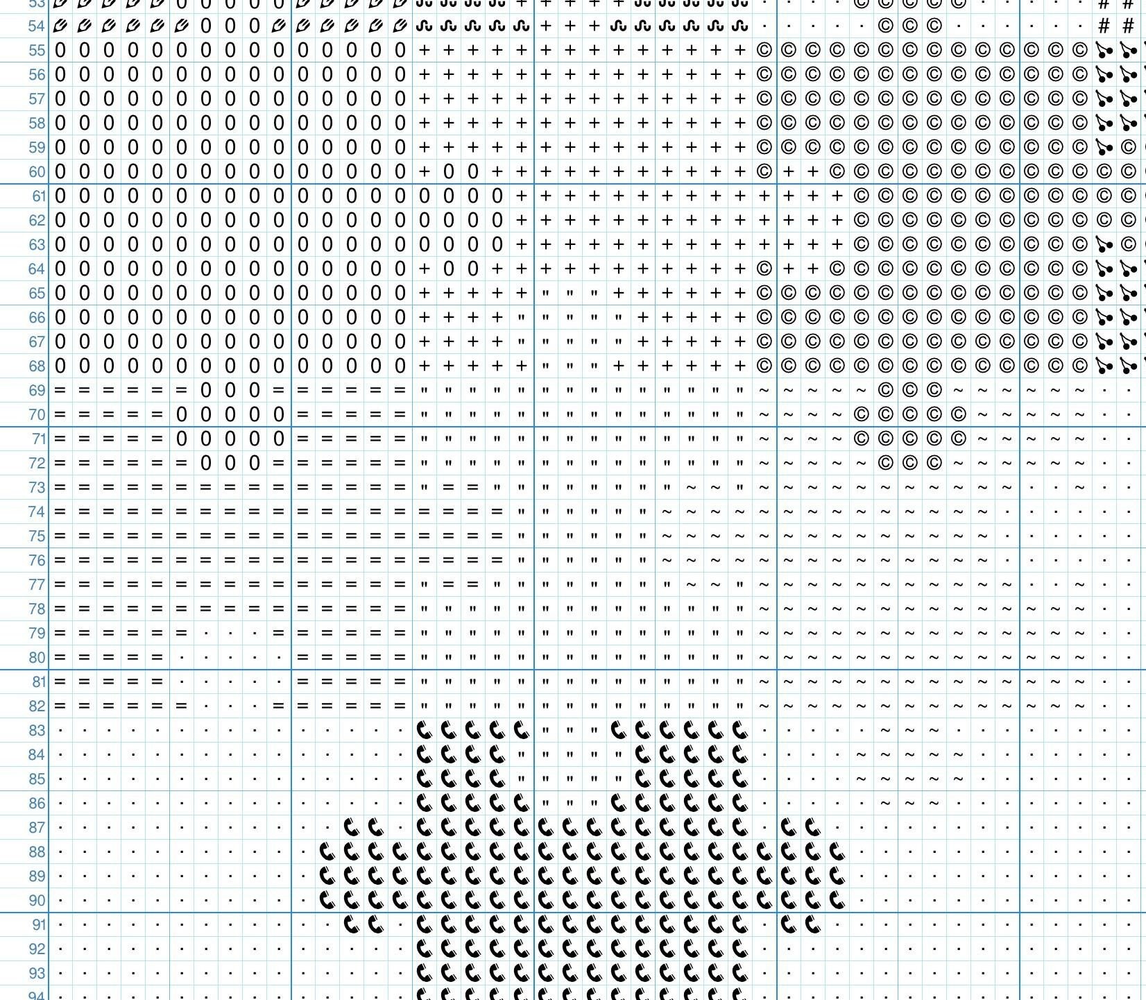 Colorful Puzzle Cross Stitch Pattern PDF Easy Modern Xstitch | Etsy