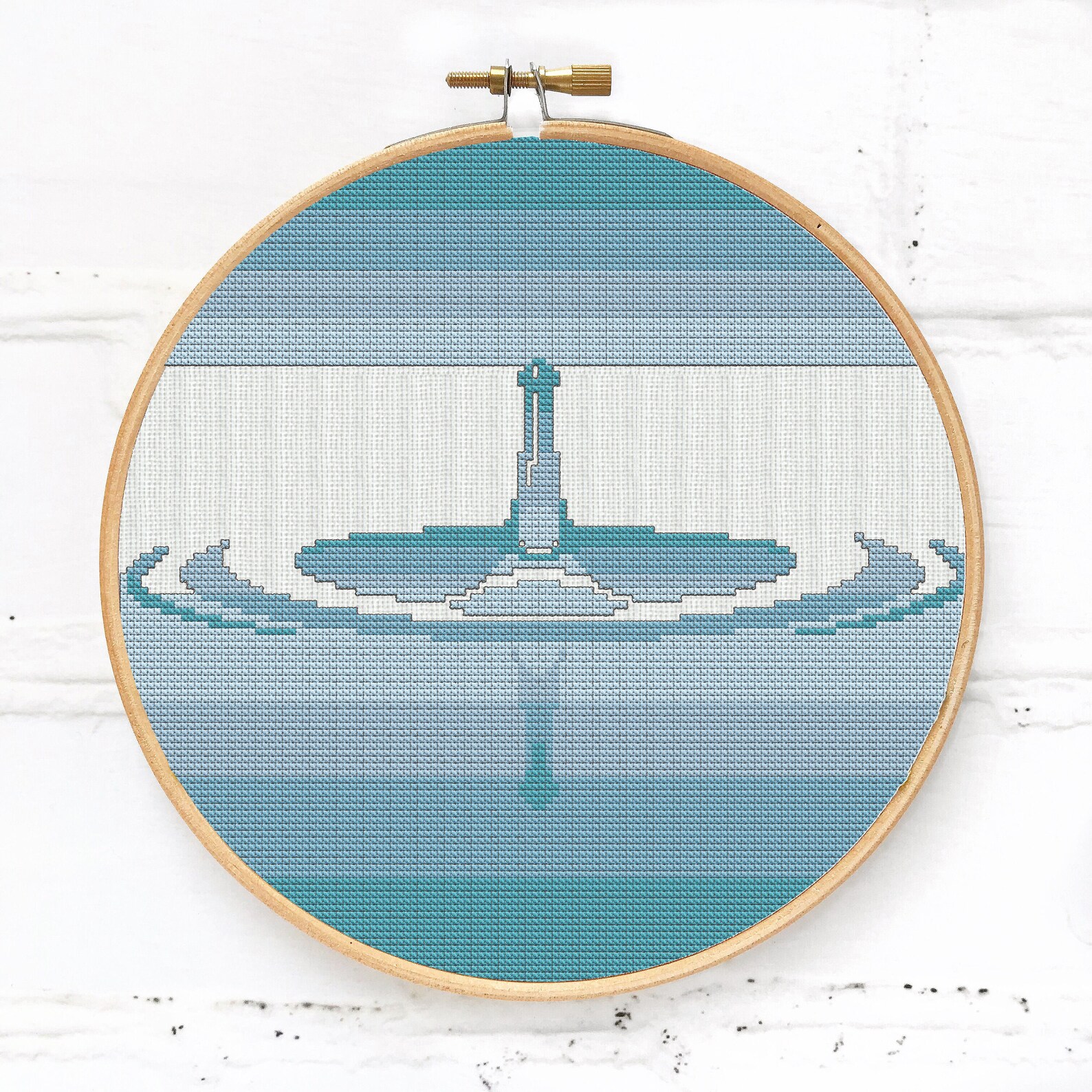 Blue Water Drop Cross Stitch Pattern Pdf - Etsy