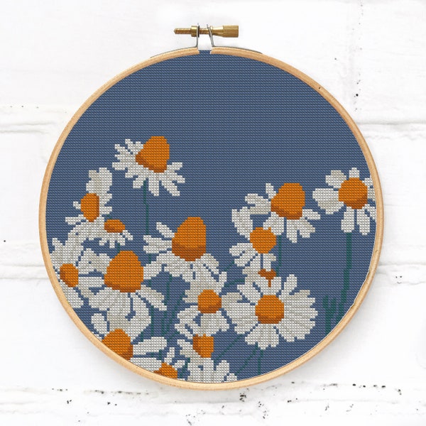 Cross Stitch Daisy - Etsy