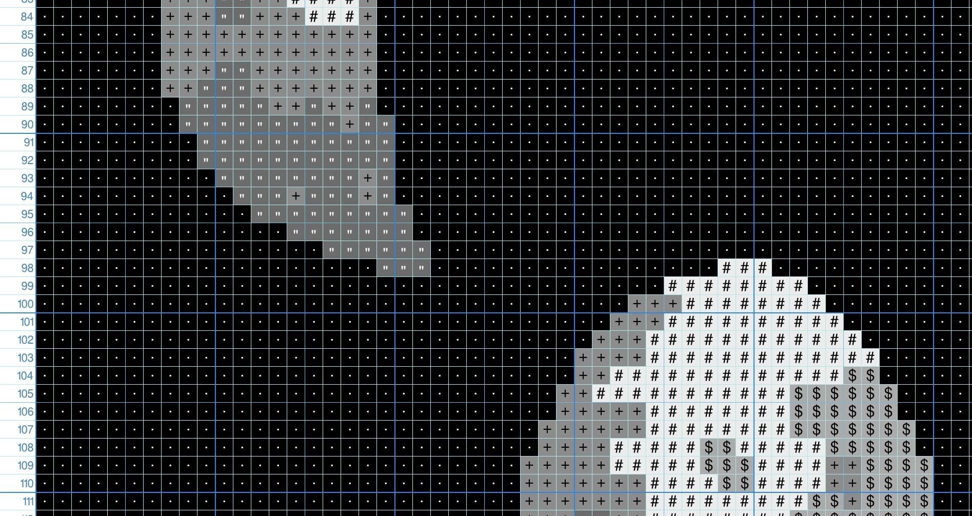 Moon Phases Counted Cross Stitch Pattern PDF: Modern Xstitch - Etsy