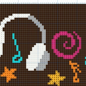I Love K-pop Cross Stitch Pattern PDF for Korean Music Fans - Etsy