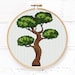 Green Tree Cross Stitch Pattern PDF, Bonsai Embroidery Picture - Etsy