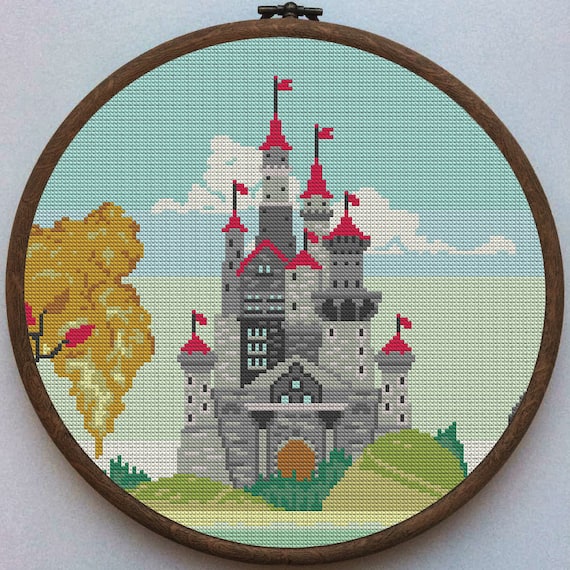 Free Embroidery Designs Medieval Castle Medieval Embroidery Hi Res