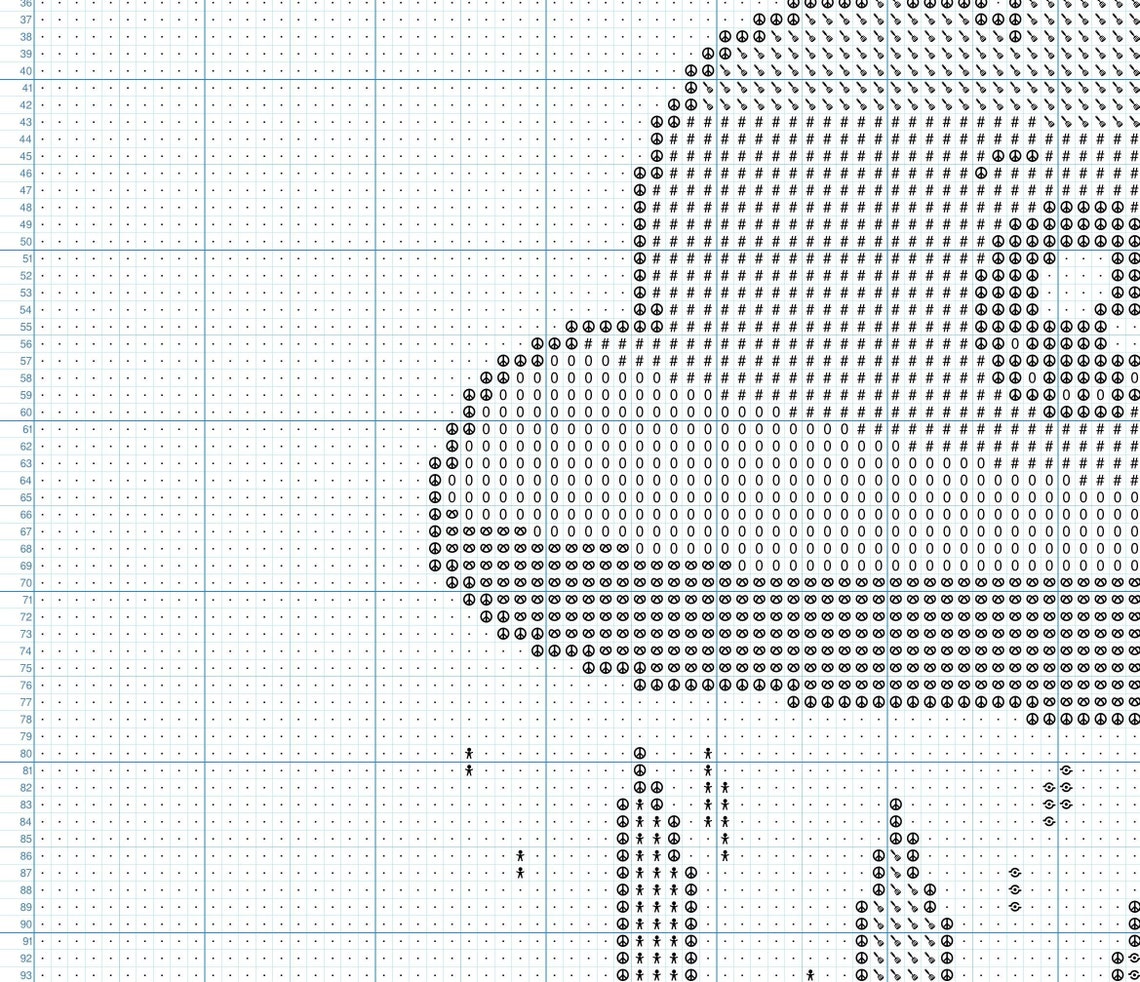 Rainbow Unicorn Cloud Cross Stitch Pattern Fantasy Cloudlet - Etsy