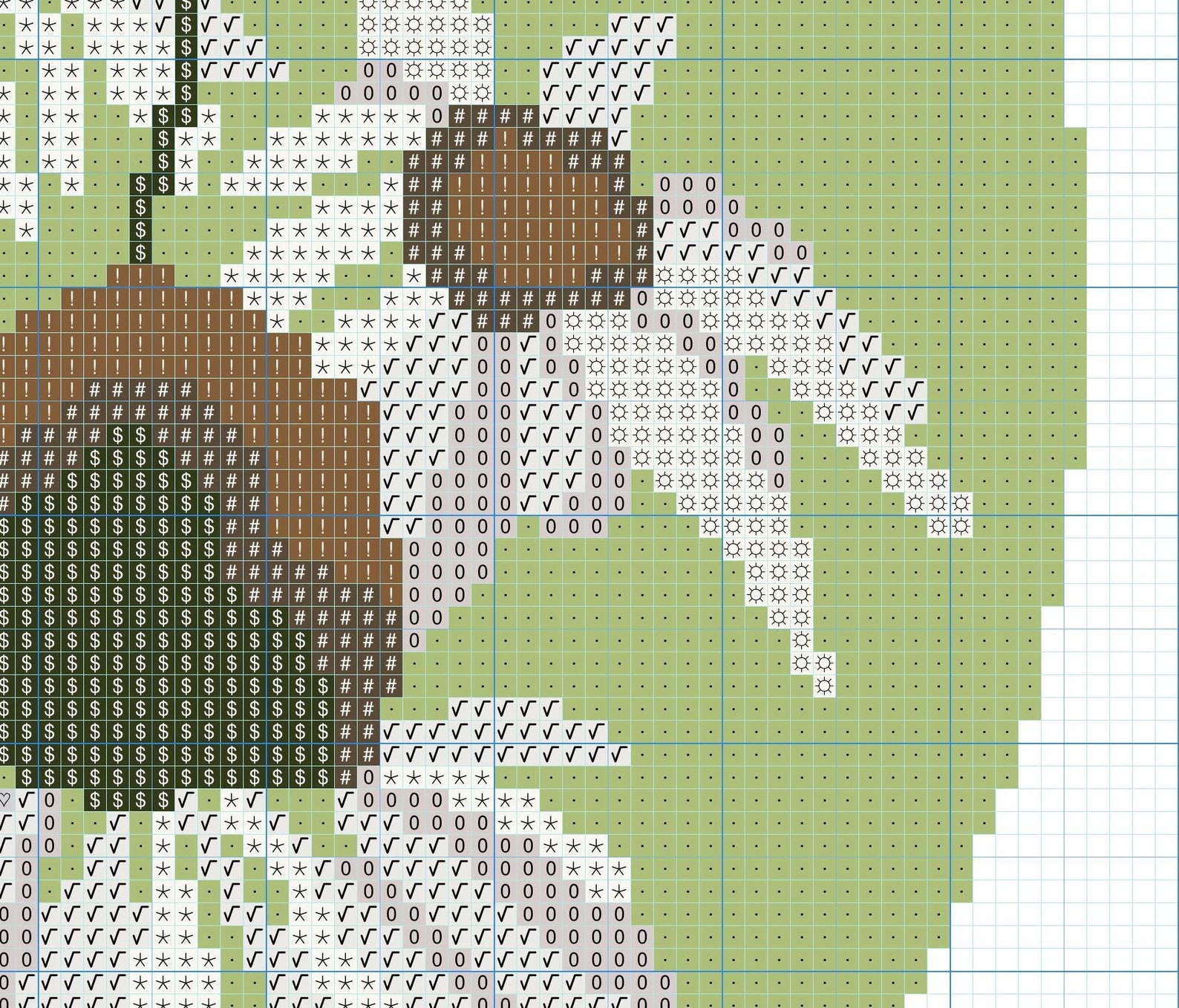 Daisy Flowers on Green Background Cross Stitch Pattern: - Etsy