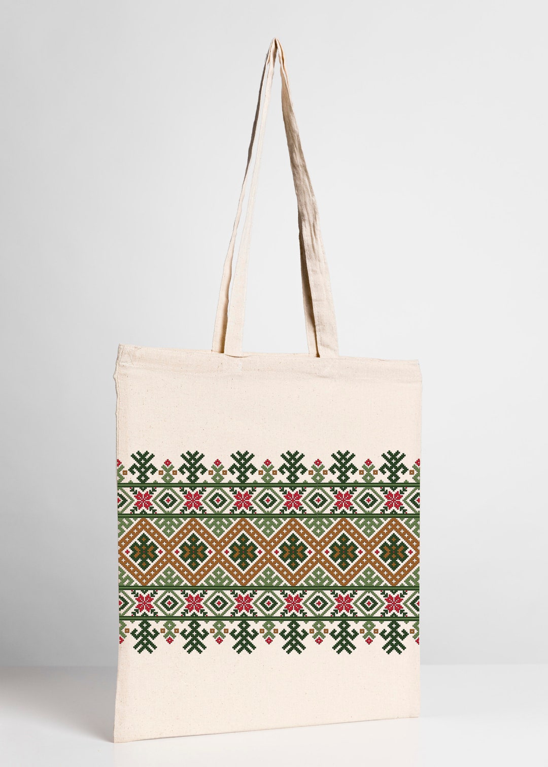 Abstract Seamless Ethnic Cross Stitch Pattern PDF for Pillows ...