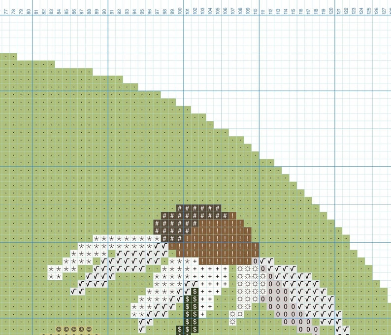 Daisy Flowers on Green Background Cross Stitch Pattern: - Etsy