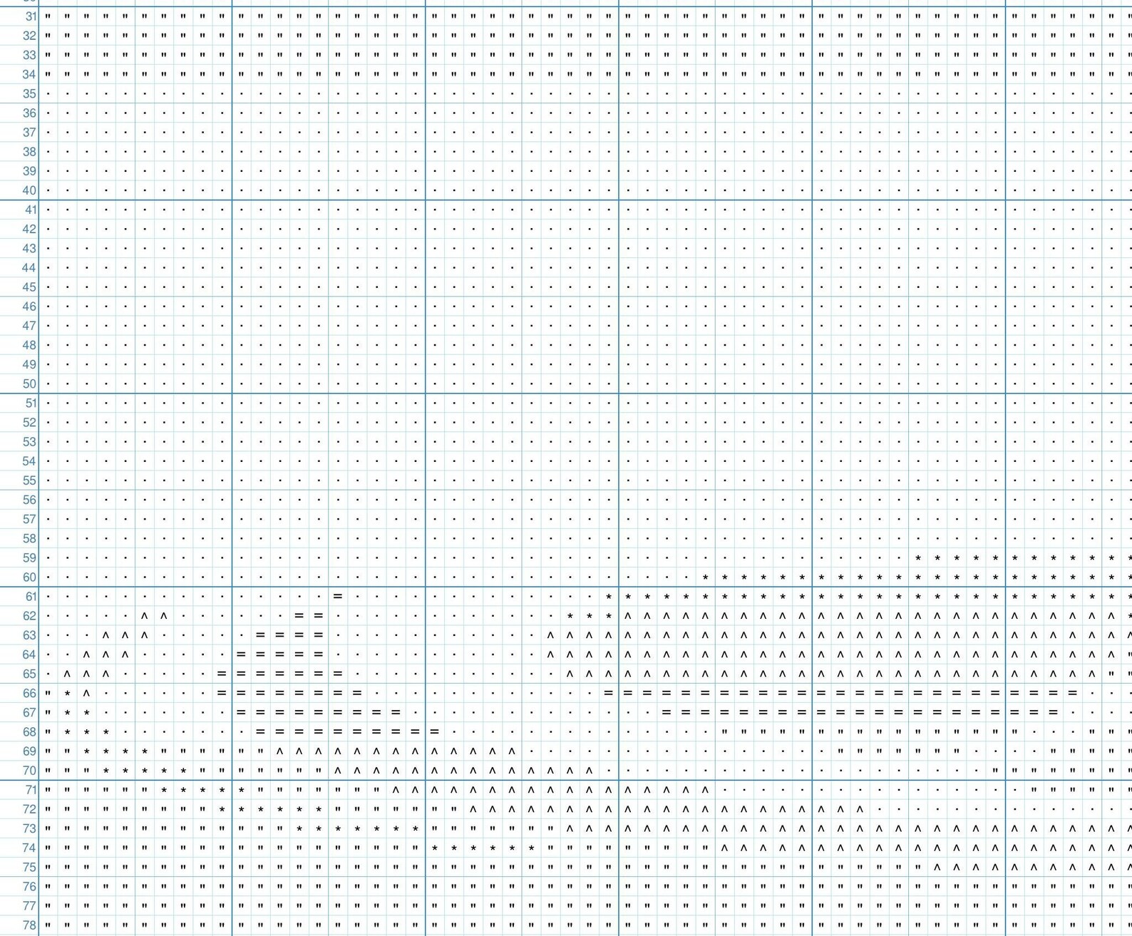 Blue Water Drop Cross Stitch Pattern Pdf - Etsy