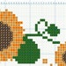 Sunflowers Wreath Cross Stitch Pattern PDF: Easy Floral Xstitch Chart ...