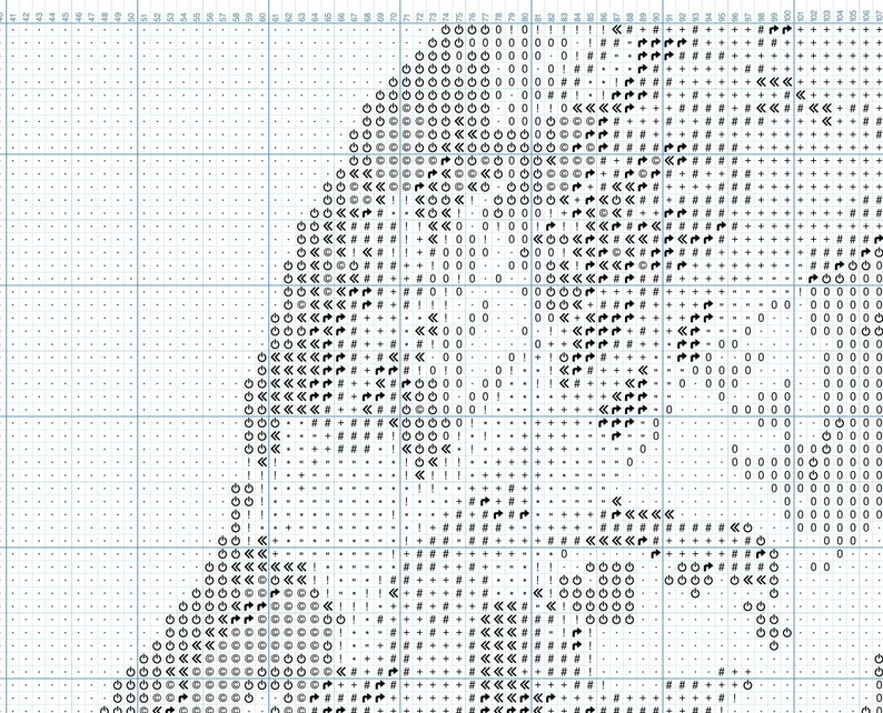 Abstract Colorful Woman's Portrait Cross Stitch Pattern - Etsy