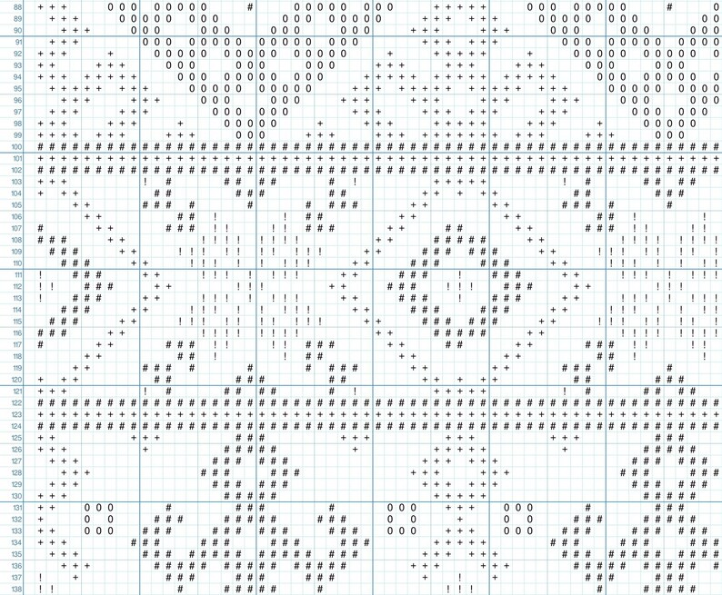 Abstract Seamless Ethnic Cross Stitch Pattern PDF for Pillows | Etsy