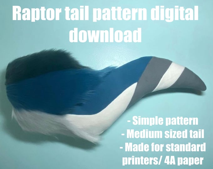 Tail Pattern Large (digital Download) - Etsy Canada