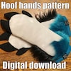 Fursuit Hoof Hands Pattern + Tutorial DIGITAL DOWNLOAD PDF - Etsy
