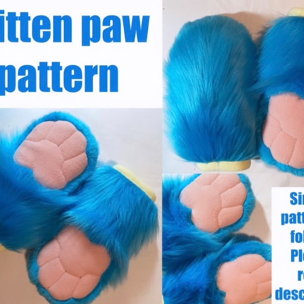 Fursuit Paw Pattern - Etsy