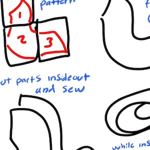 Tail Pattern Large (digital Download) - Etsy Canada