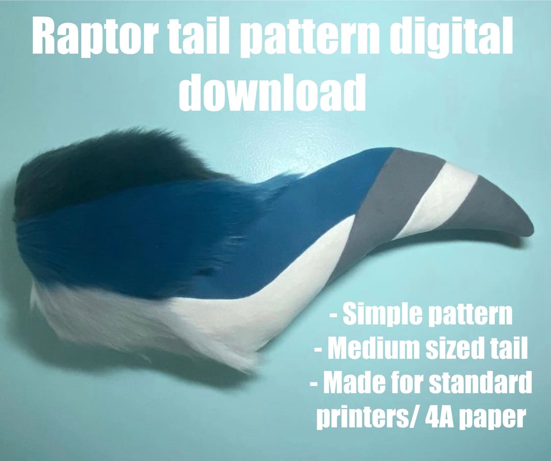 Raptor Tail Pattern (digital Download) Read Description! - Etsy