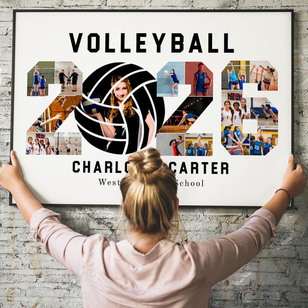 Senior Night Volleyball Posters - Etsy