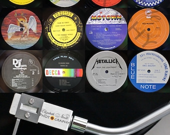 Custom Vinyl Record Stickers - Etsy
