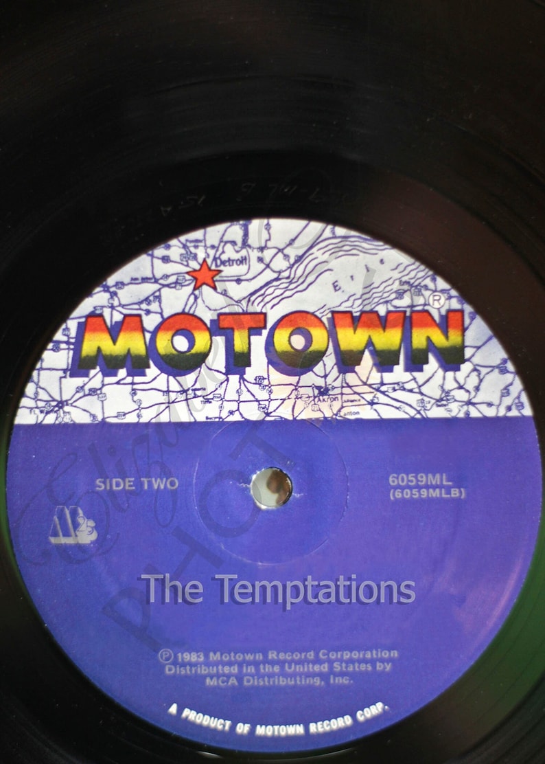Motown the Temptations Record Label Digital Download - Etsy