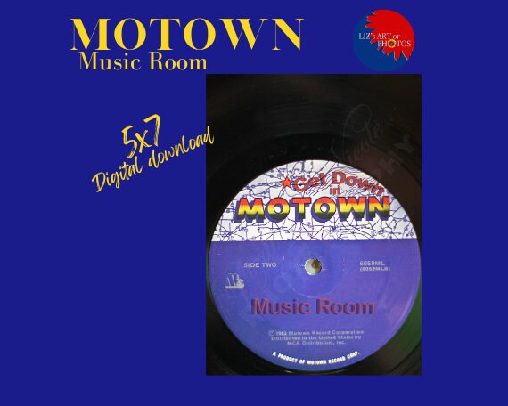 Motown Record Label Music Room Digital Image - Etsy