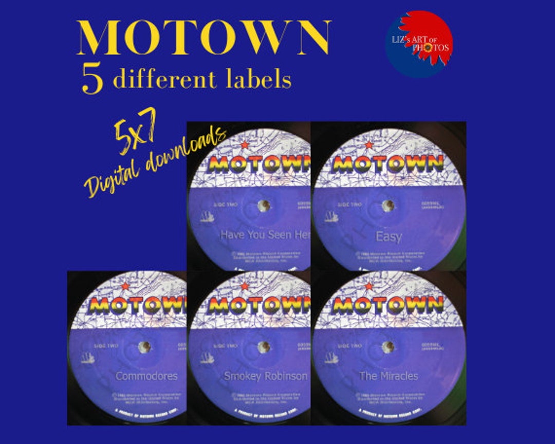 5 Motown Record Labels Digital - Etsy