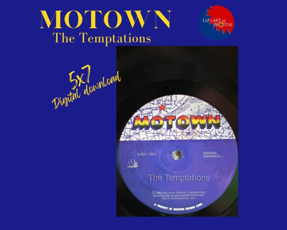 Motown the Temptations Record Label Digital Download - Etsy