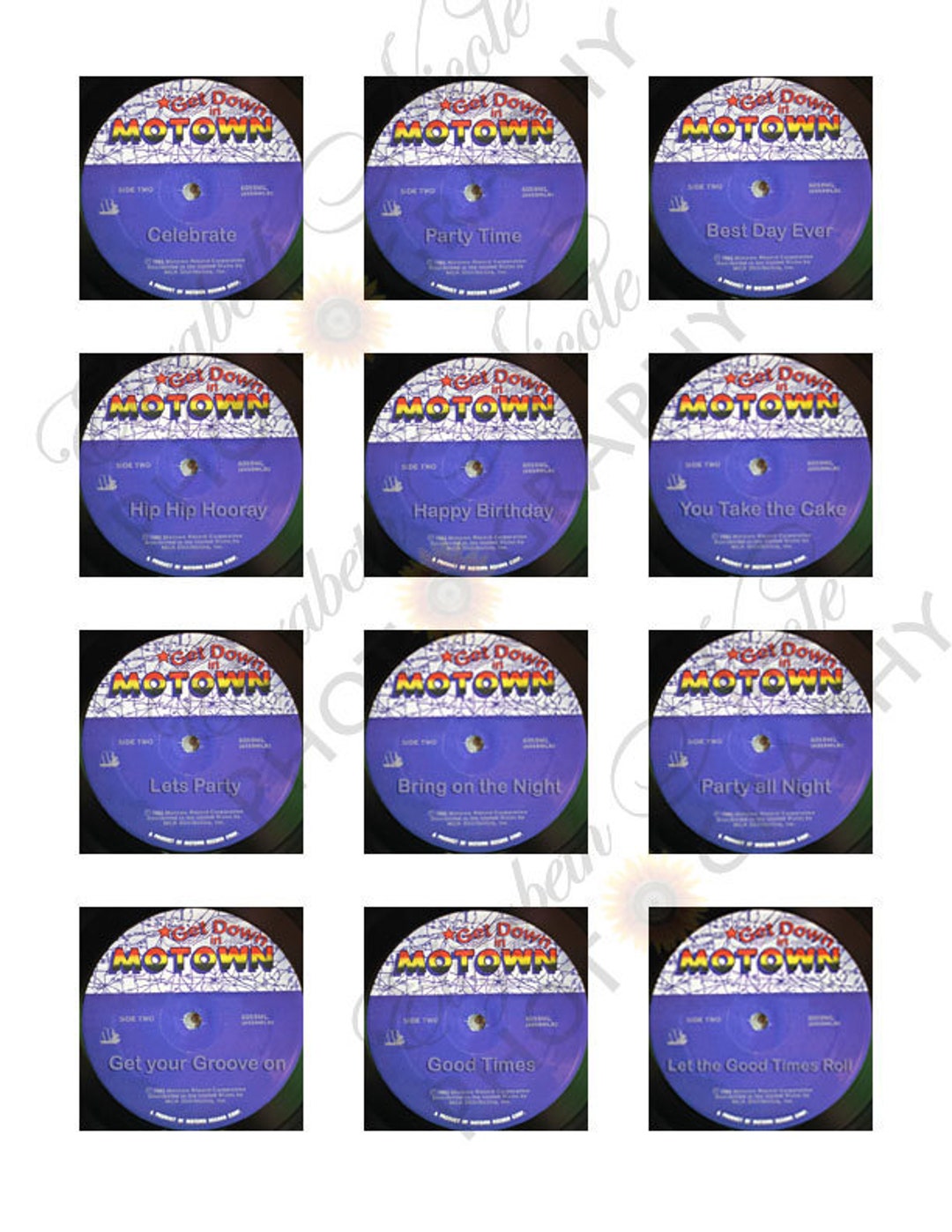 Motown Stickers Images Printable Digital Downloads - Etsy