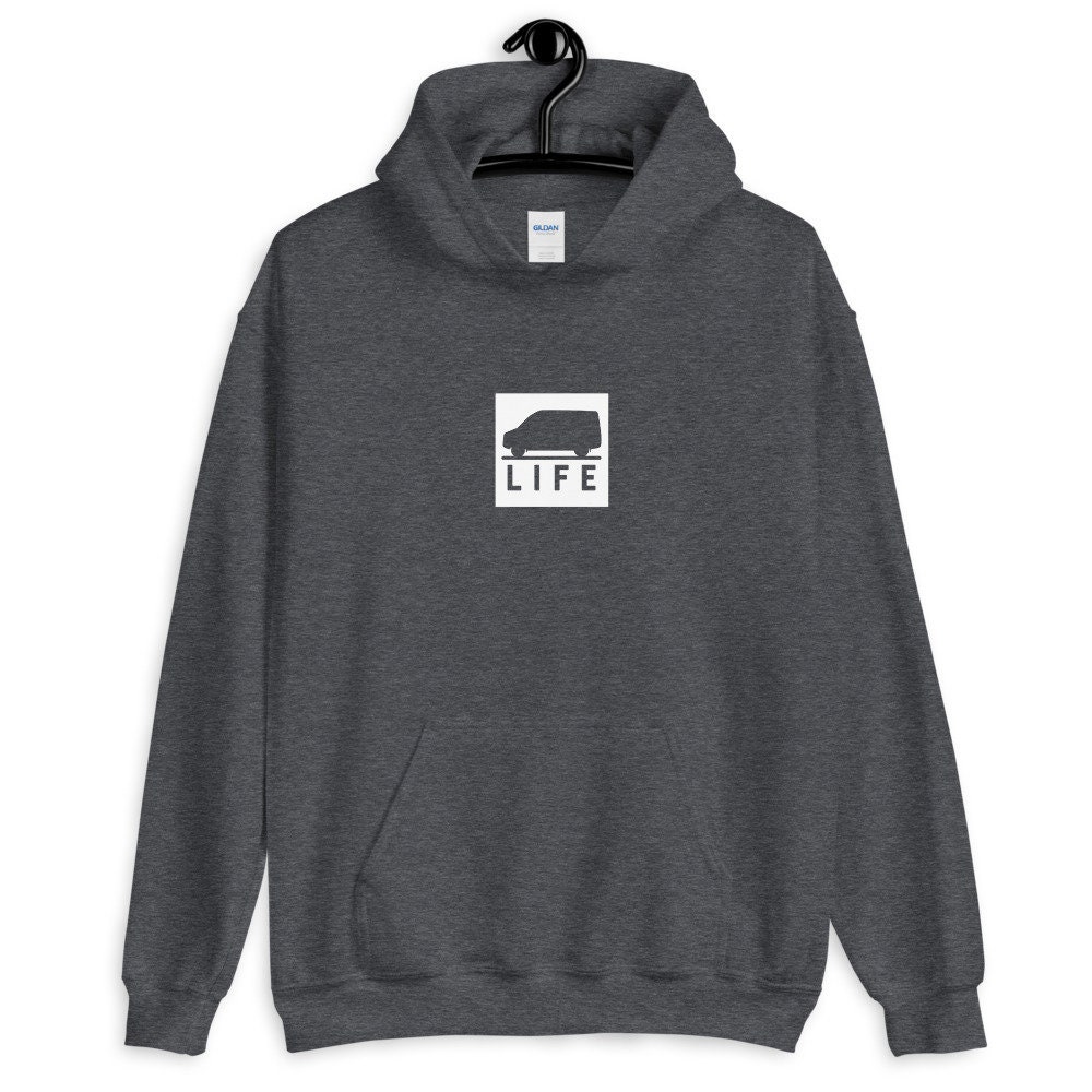 Van Life Hooded Sweatshirt, Van Life Hoodie, Unisex Van Life Hoodie ...