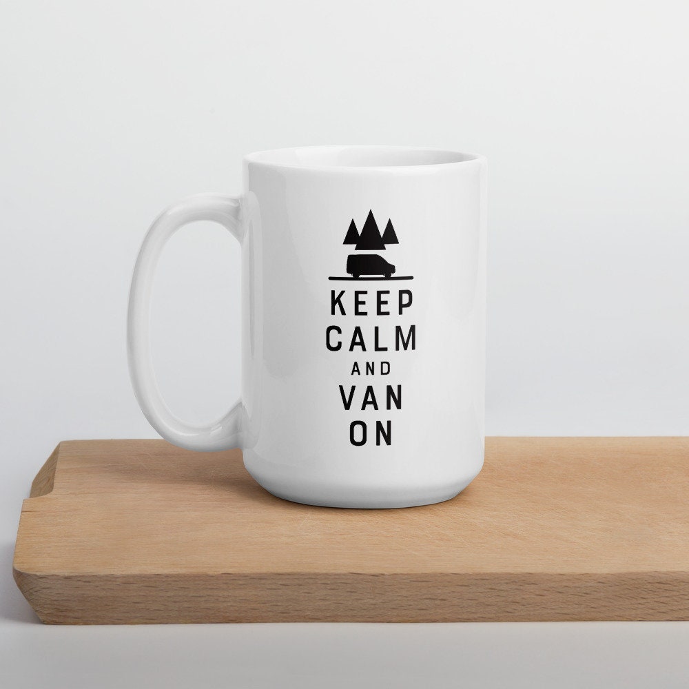 Keep Calm and Van on Mug Sprinter Van Gift Mercedes Sprinter - Etsy