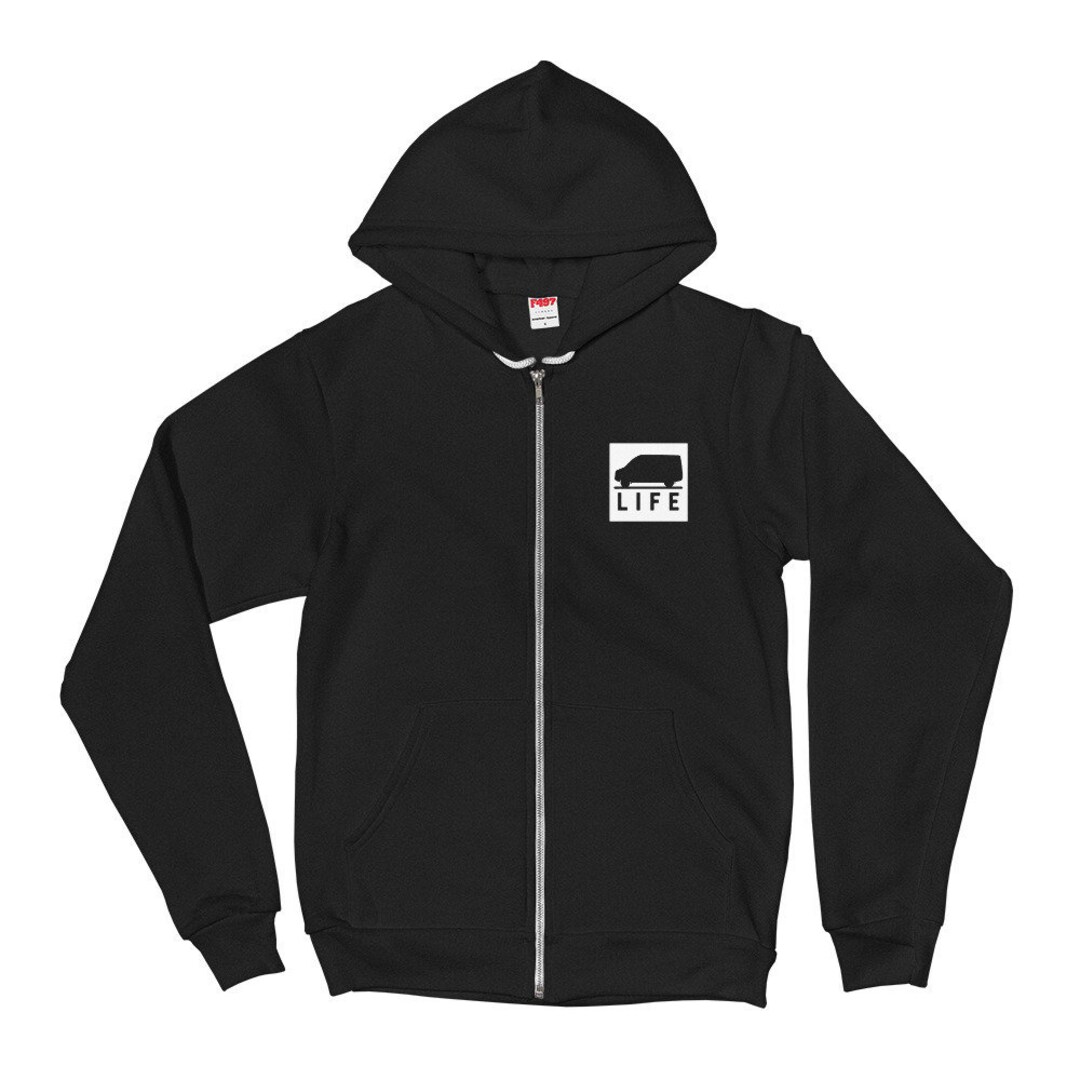 Van Life Unisex Zip Hoodie, Vanlife, Sprinter Van, Mercedes Sprinter ...