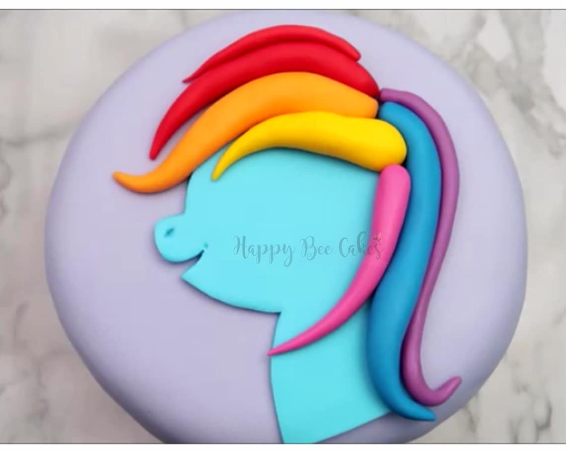 PONY Cake Tutorial Template Instant Download PDF MLP My Little - Etsy