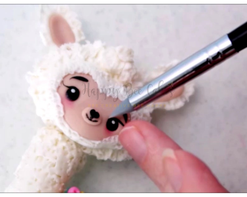 llama-cake-topper-tutorial-templates-llama-cake-decorating-etsy