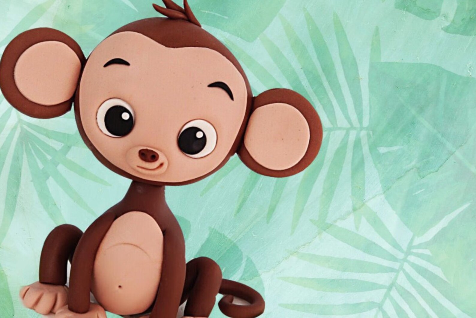 MONKEY Cake Topper Templates Instant Download With Video | Etsy