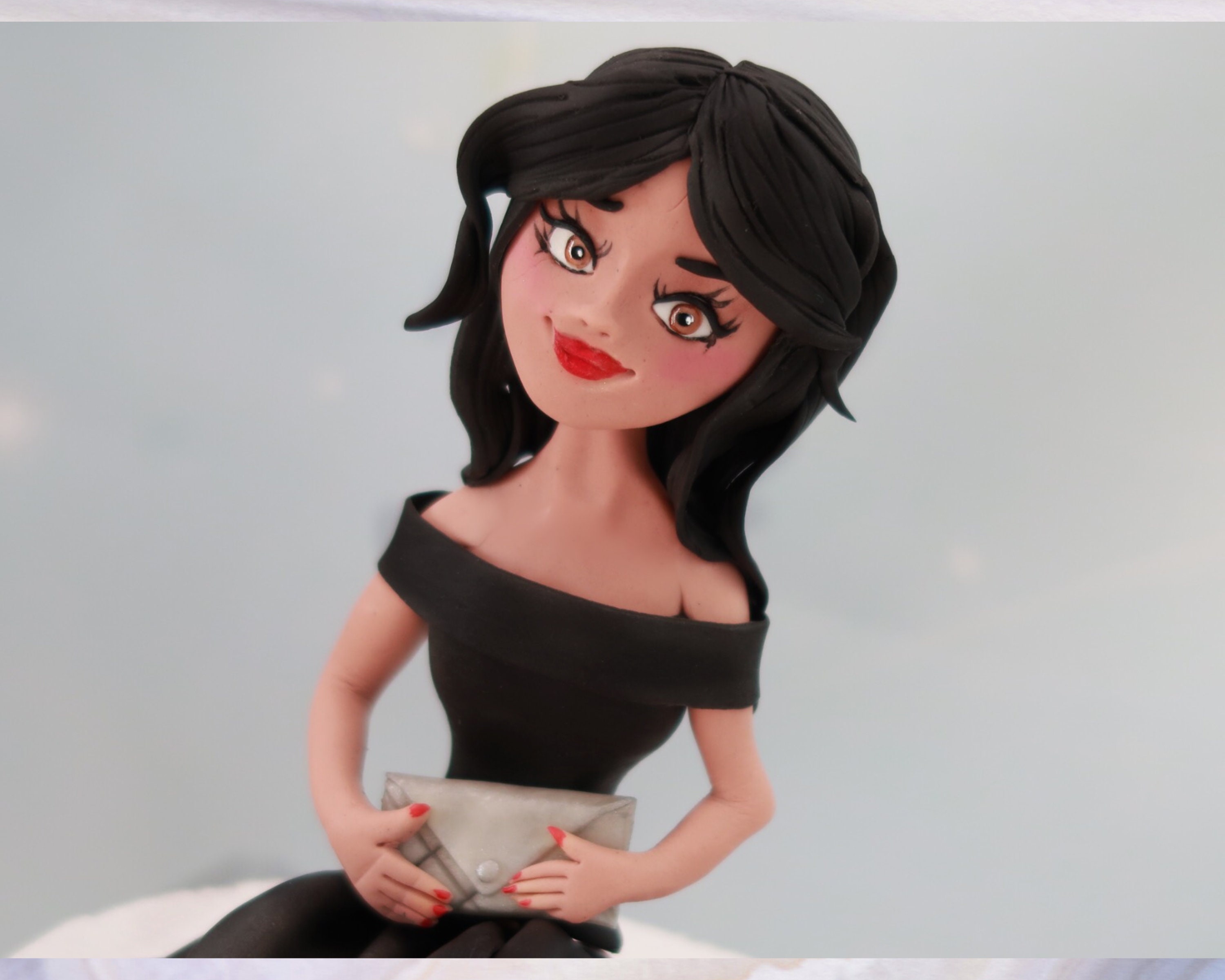 Personalised Cake Topper GIRL Edible Figure LADY WOMAN 18th - Etsy