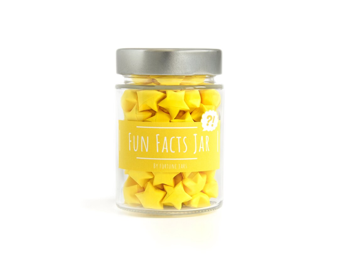 Fun Facts Jar: 100 Paper Stars With Trivia & Random Knowledge for ...