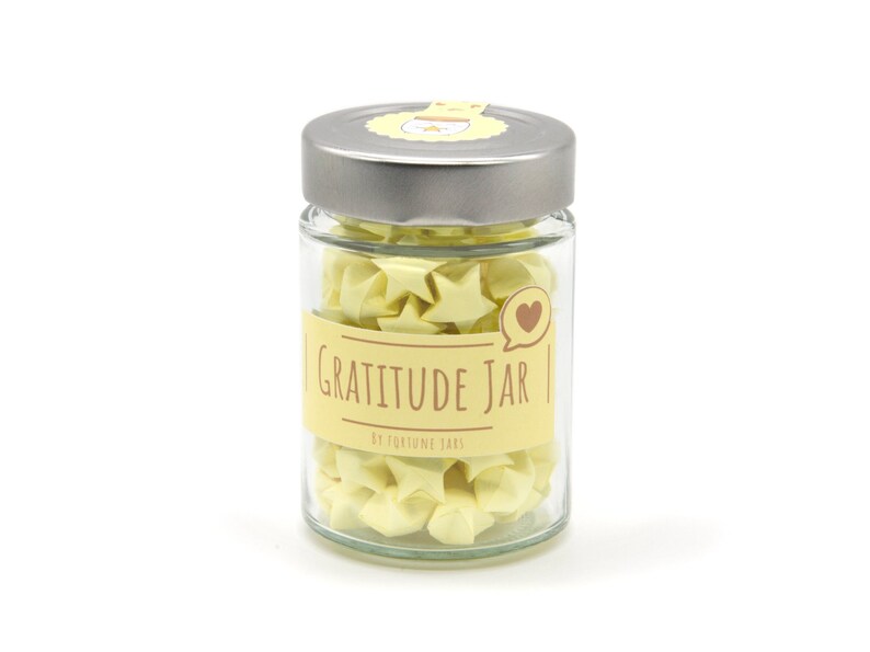 Gratitude Jar: Paper Stars With Inspiring Quotes & Reminders to ...