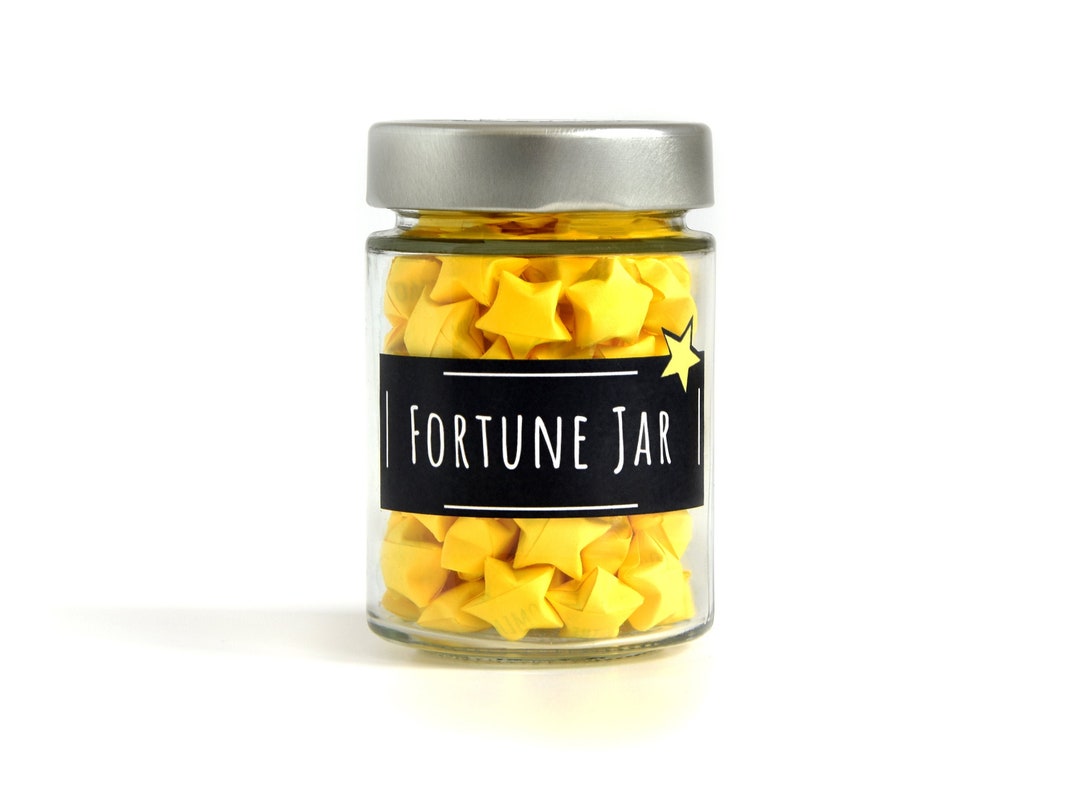 Fortune Jar: 100 Paper Stars With Short Messages of Inspiration ...