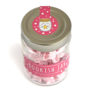 Bookish Paper Stars With Book Quotes in a Jar, Origami Folded Stars ...