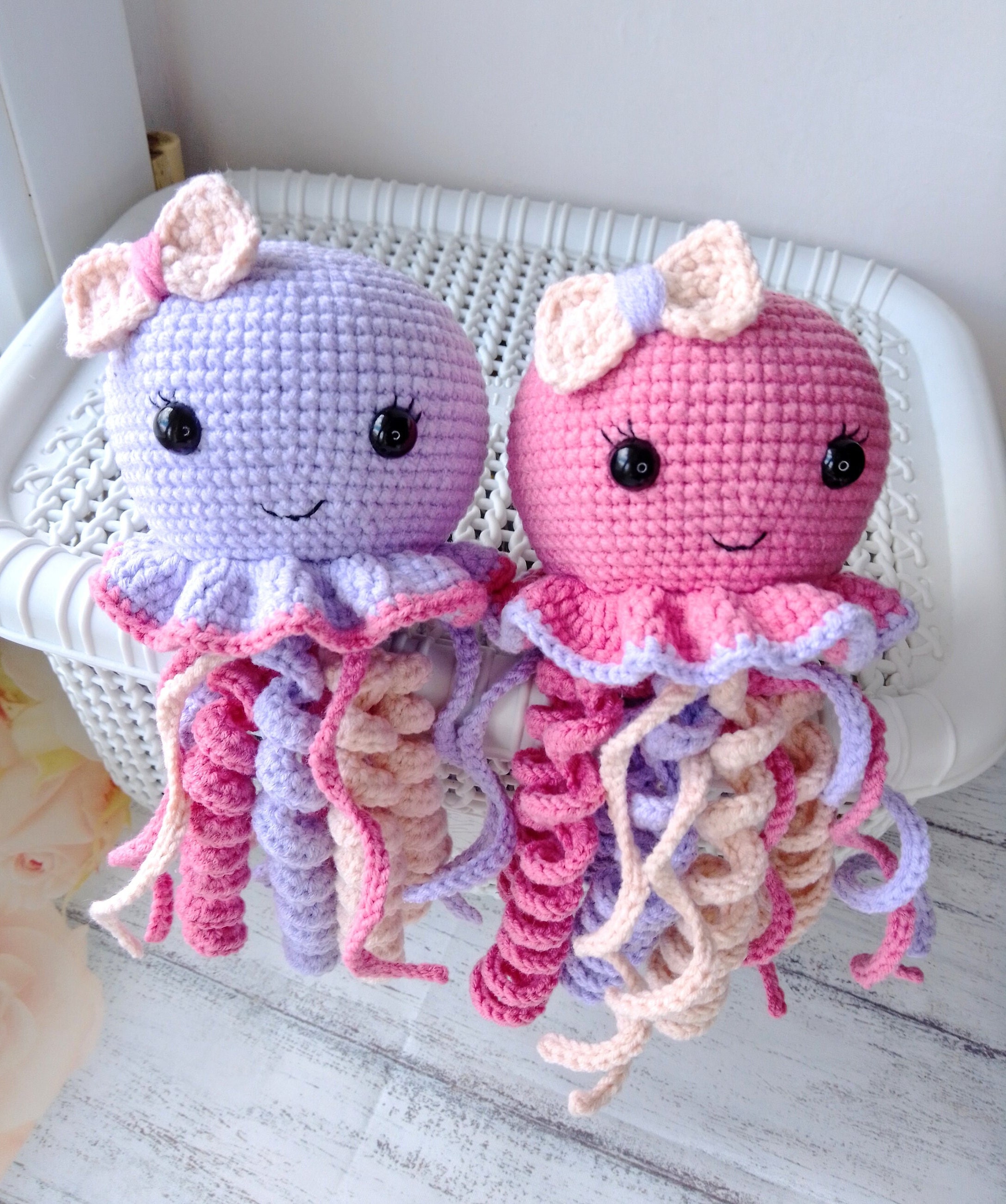 Crochet Jellyfish Pattern Amigurumi Jellyfish Pattern - Etsy