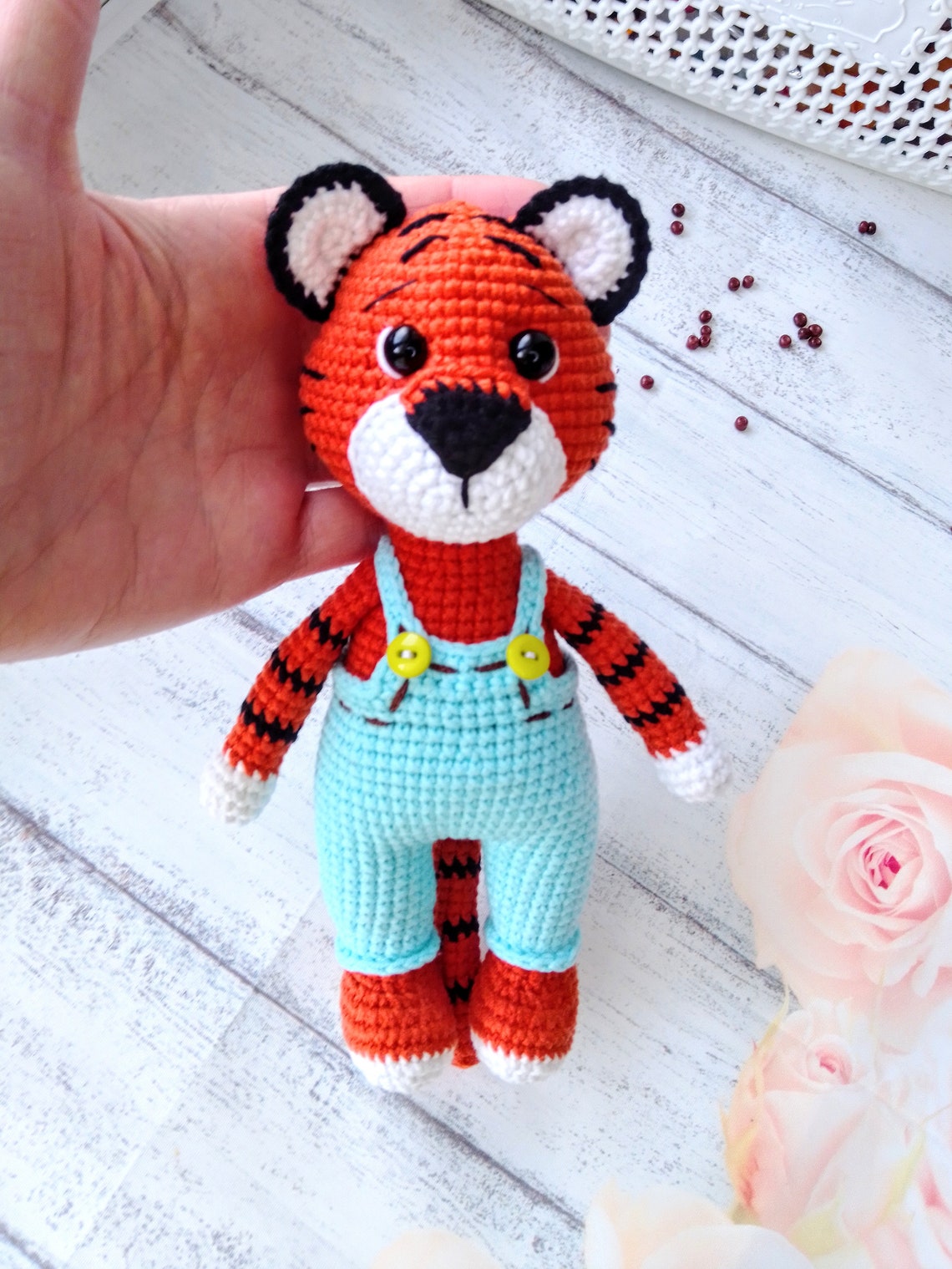 Soft Toy Tiger. Stuffed Toy Tiger . Crochet Tiger Symbol of | Etsy