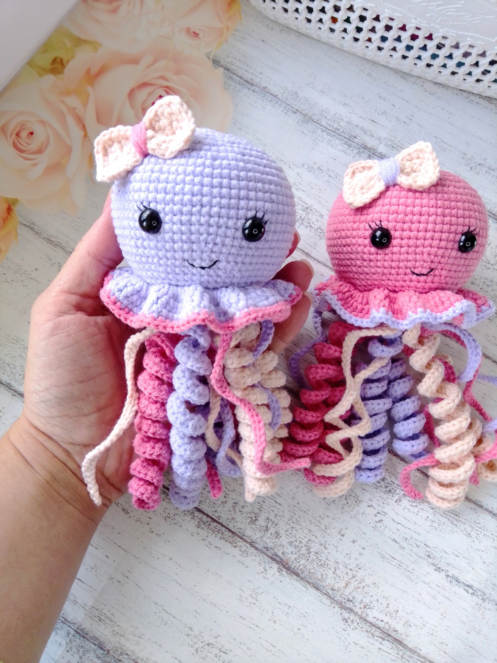 Crochet Jellyfish Pattern Amigurumi Jellyfish Pattern - Etsy