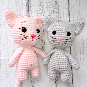 Kitten Crochet Pattern, Little Crochet Cat. Crochet Cat Pattern ...