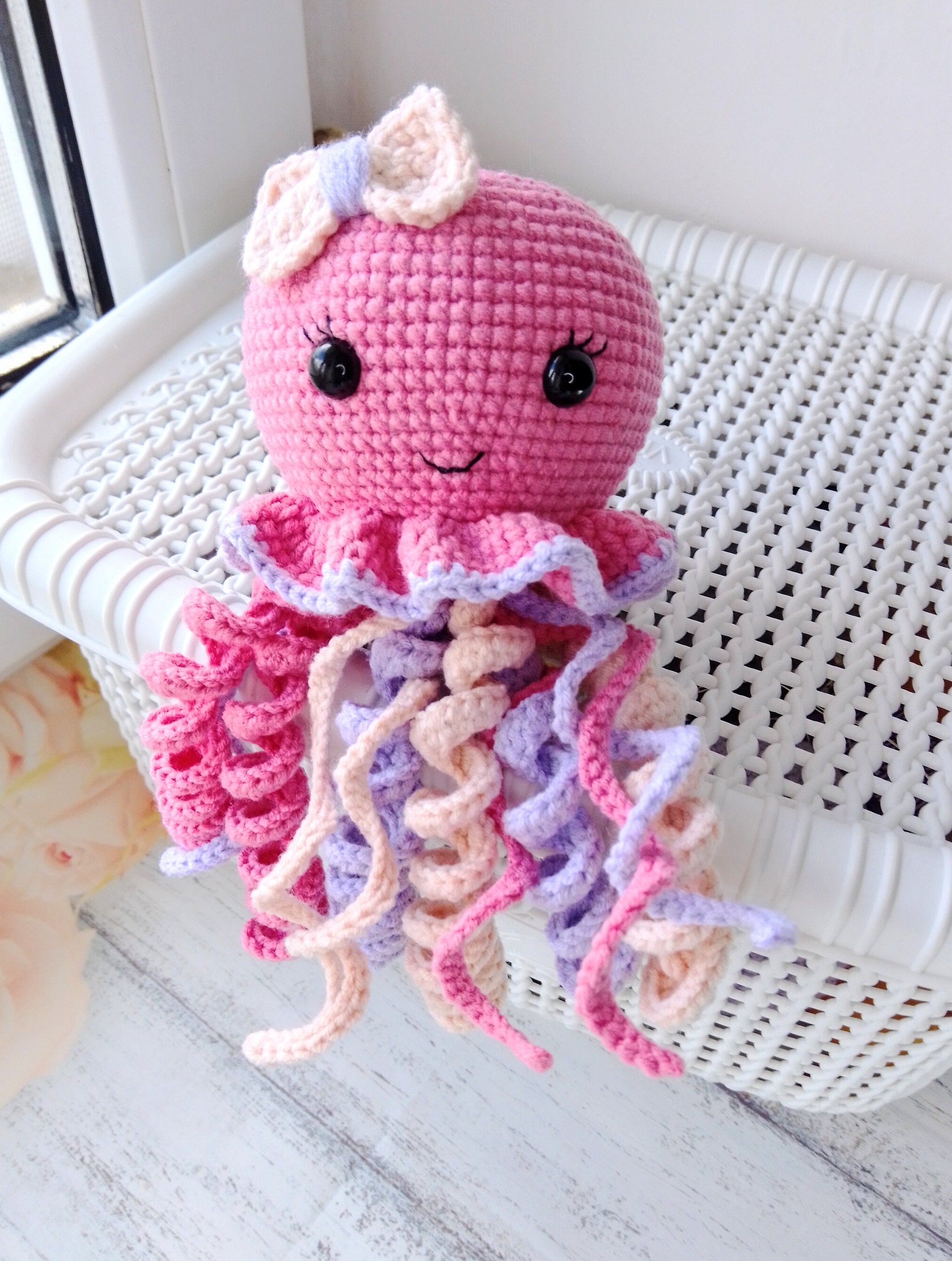 Crochet Jellyfish Pattern Amigurumi Jellyfish Pattern - Etsy