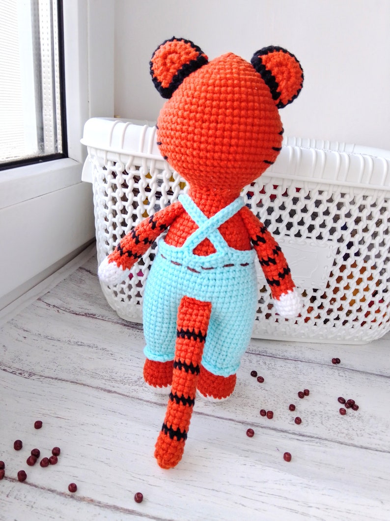 Soft Toy Tiger. Stuffed Toy Tiger . Crochet Tiger Symbol of | Etsy