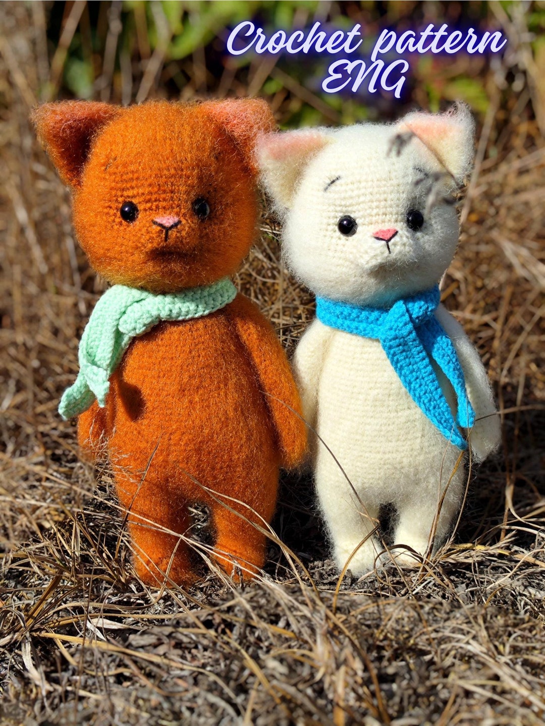 Crochet Cat Pattern, Cat Amigurumi Pattern,crochet Cat Doll Pattern ...